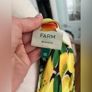 FARM Rio | Dresses | Farm Rio Lemon Print Maxi Dress | Poshmark